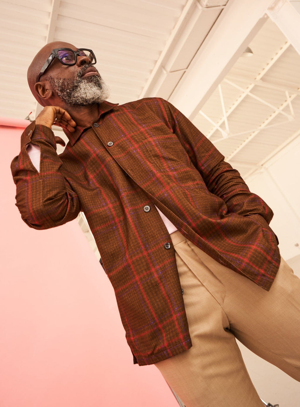 Recycled Flannel Chocolate Check Spitalfields Overshirt – Neem London