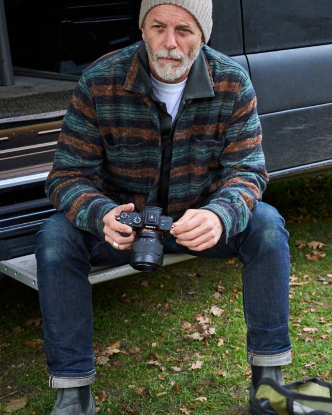 Recycled Italian Flannel Modern Country Double Pocket Overshirt – Neem ...