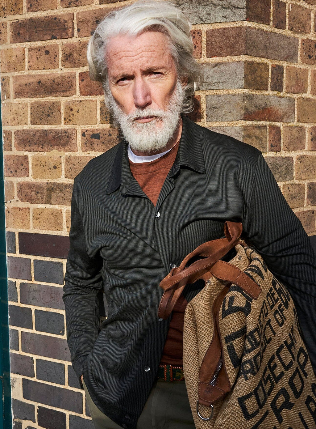 ZQ Merino Wool Olive Stripe Overshirt – Neem London